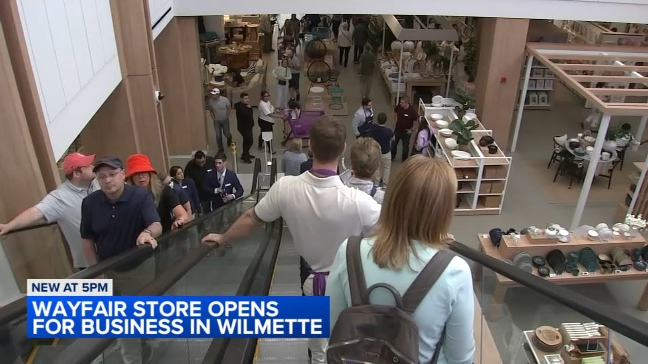 Wayfair brick-and-mortar store opens for business in Wilmette in Eden's ...