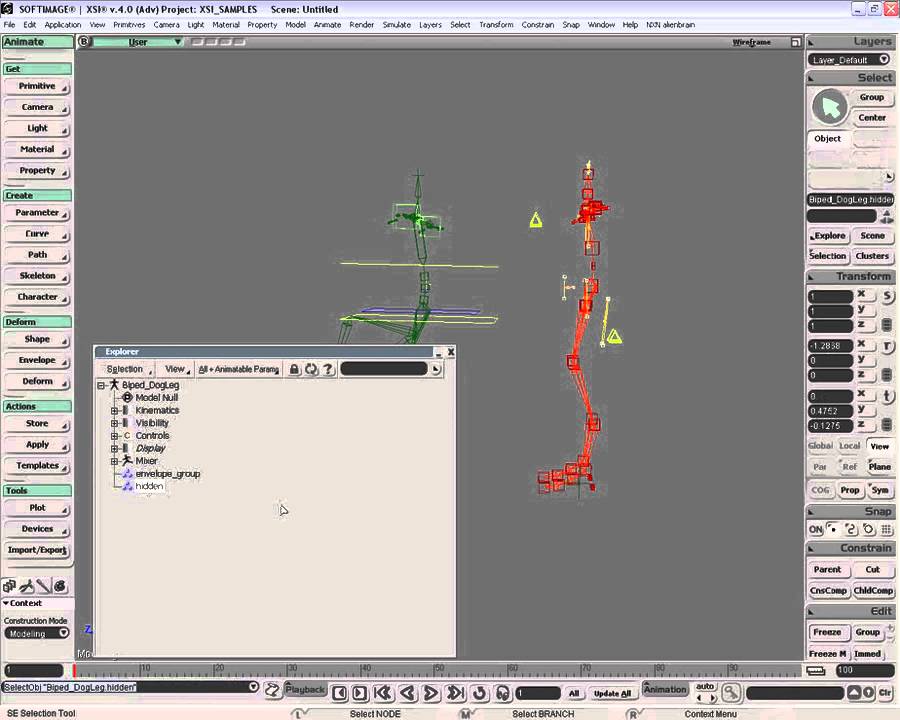 Animation: Dog leg rig - YouTube