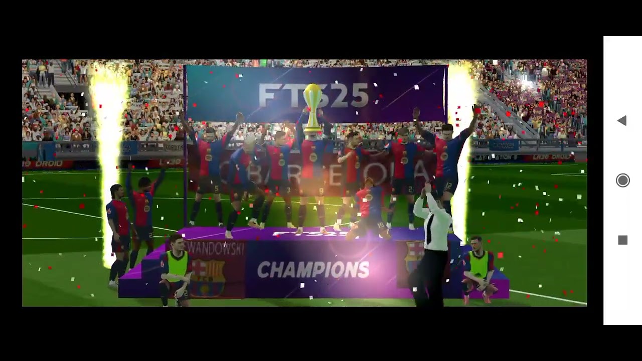 WIN FIRST CUP FC BARCELONA CLUB MY PLAYER MOD FTS 25 ANDROID #fts25 # ...