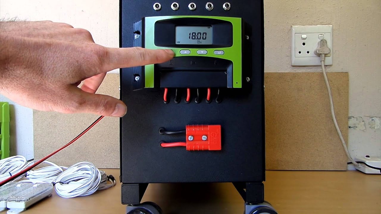 1000W Portable Solar Power Unit - YouTube