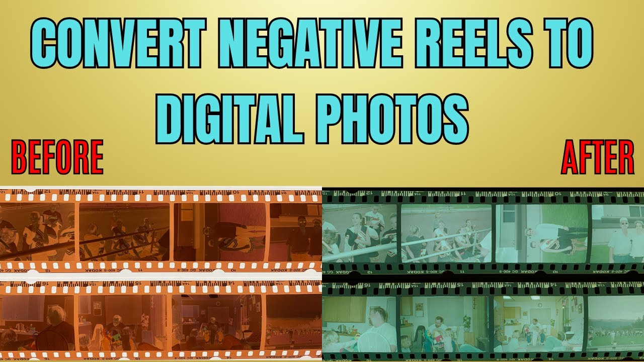 Convert Old Negative Reel into Clear Photo | Lightroom Full Tutorial ...