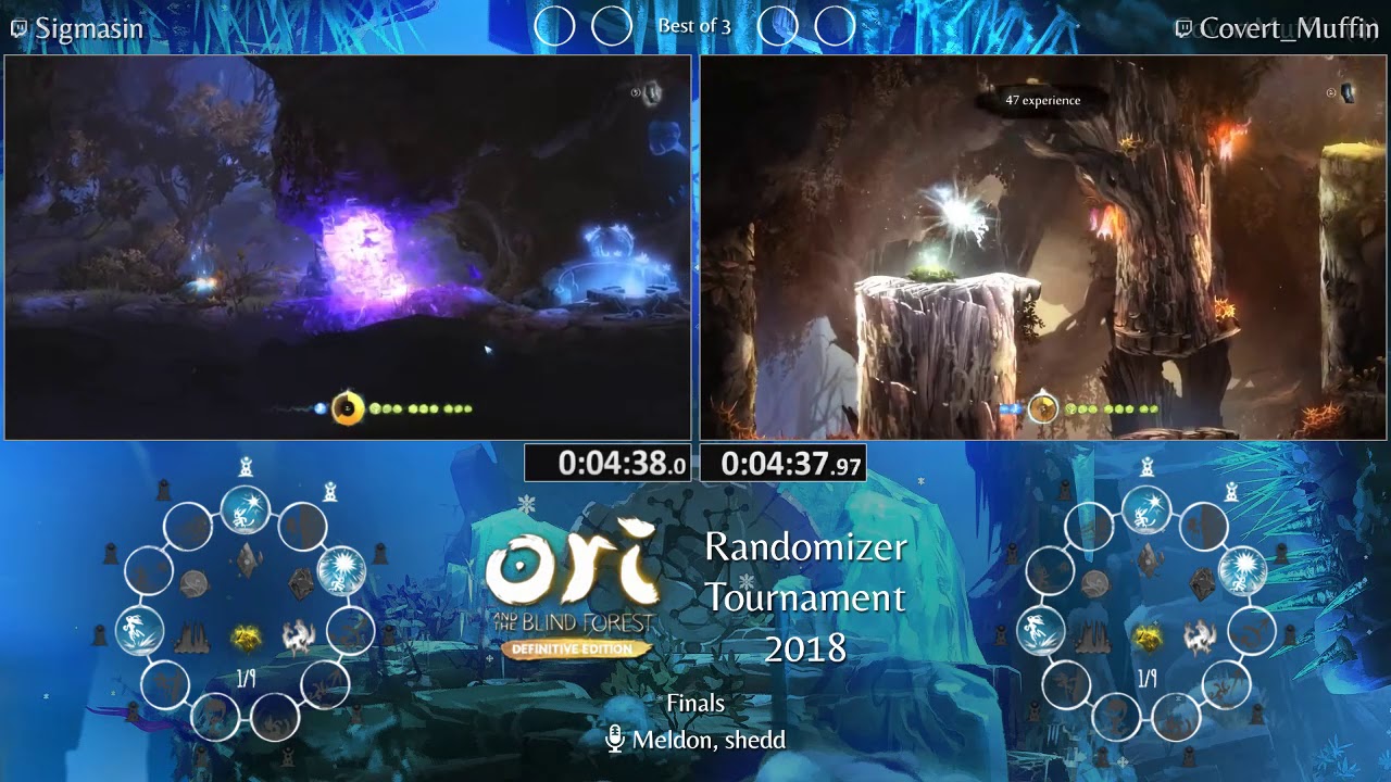 Sigmasin vs Covert_Muffin. Ori Randomizer Tournament 2018 - YouTube