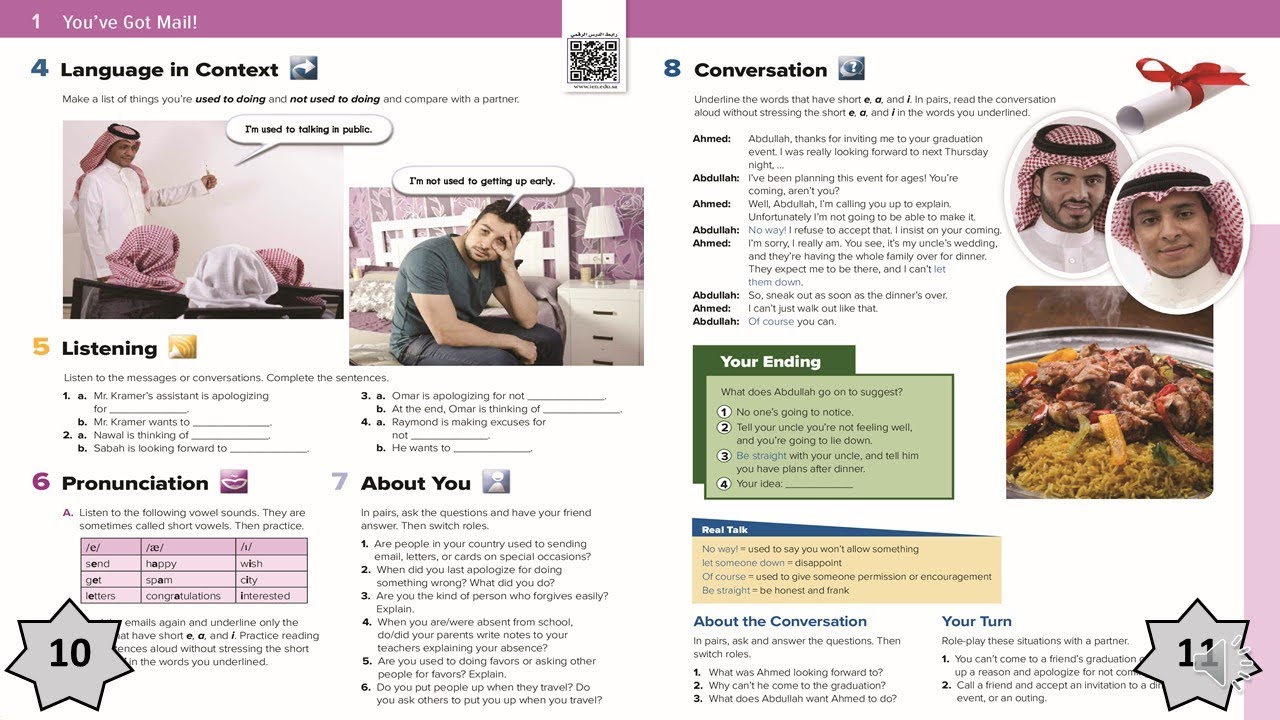 Mega Goal 2 - Unit 1 - Lesson 3 - Language in context Pages 10 - 11 ...