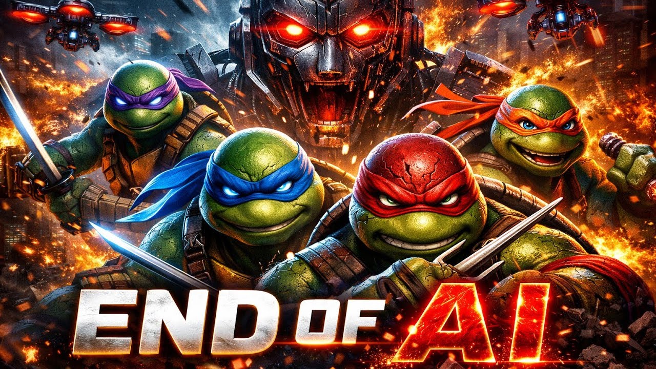 Ninja Turtles and End of AI - Ninja Turtle Series - YouTube
