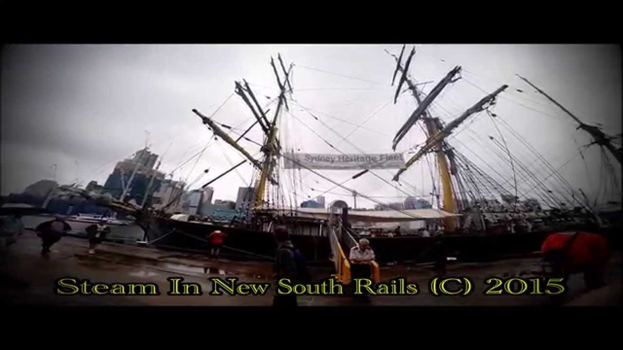 The James Craig Tall Ship Cruise Around The Sydney Harbour On The 11th ...