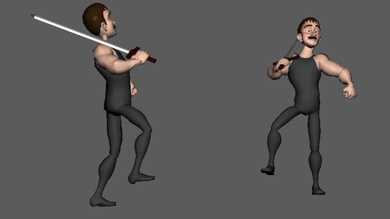 Strong Man Walk: Side and Front - YouTube