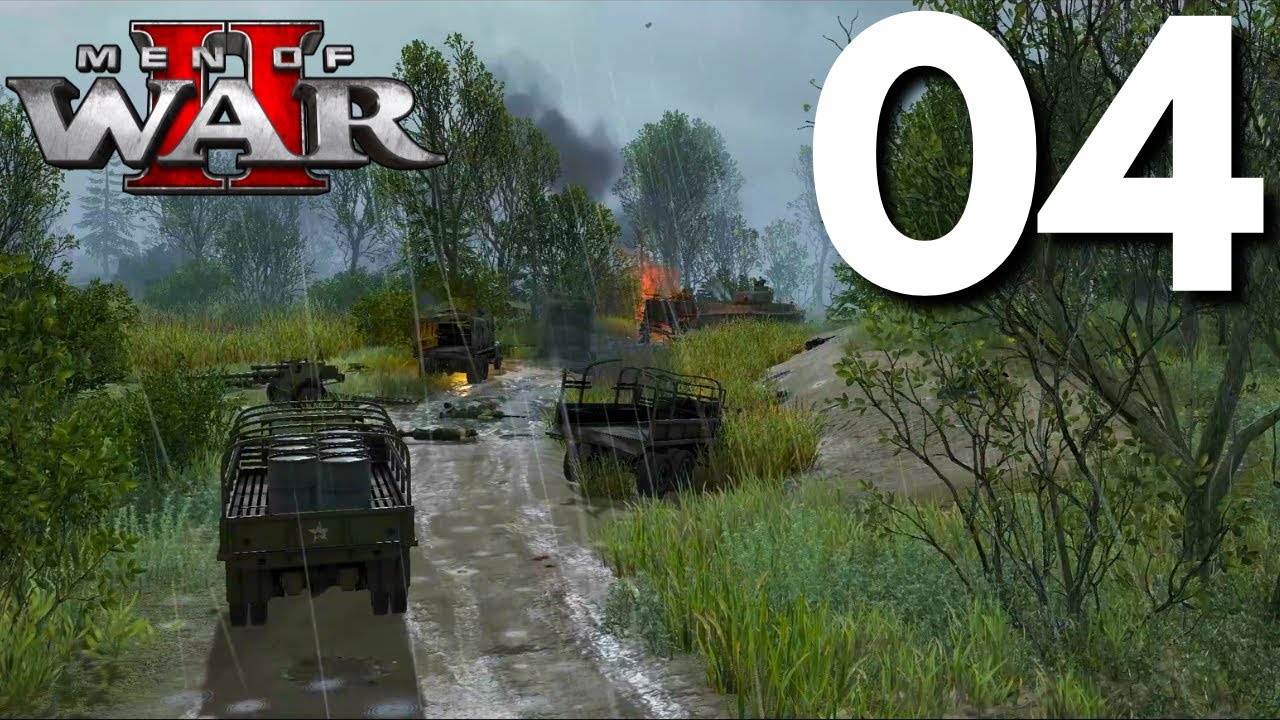 Men of War 2 Gameplay - Operation Overlord Part 4 - Hunting The Tiger ...