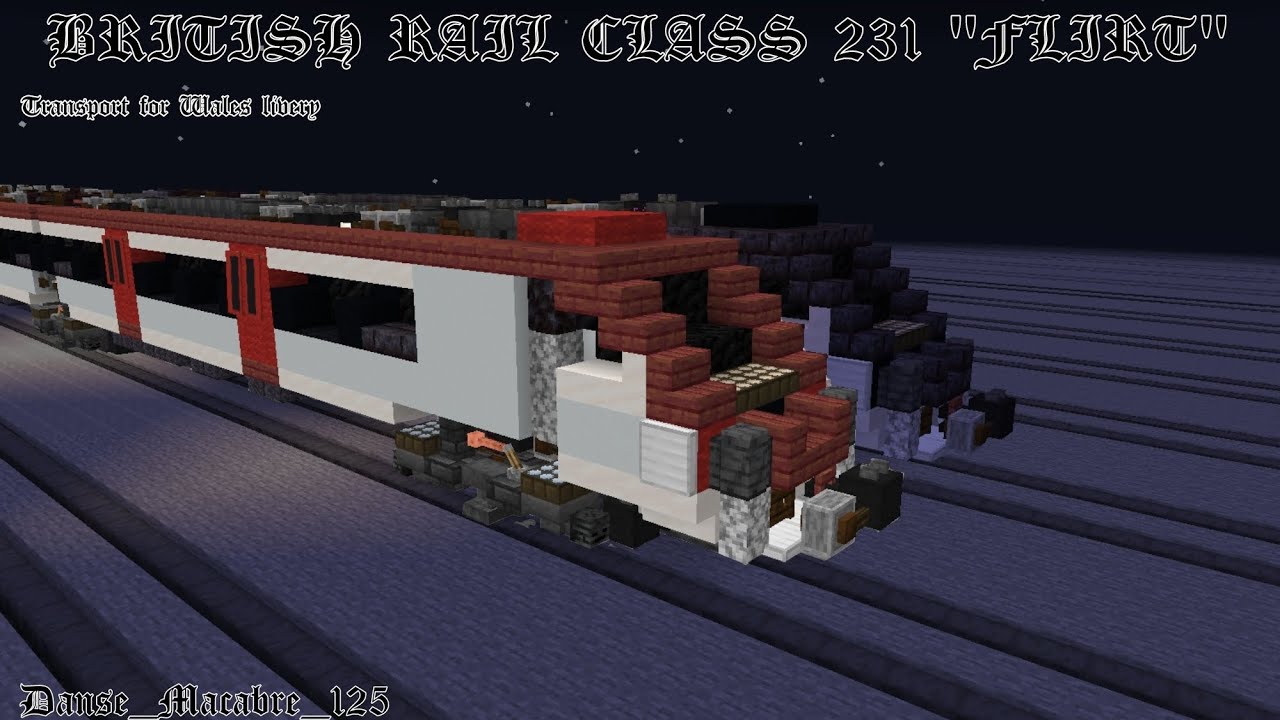 Minecraft British Rail (Transport for Wales) Class 231 Stadler FLIRT ...