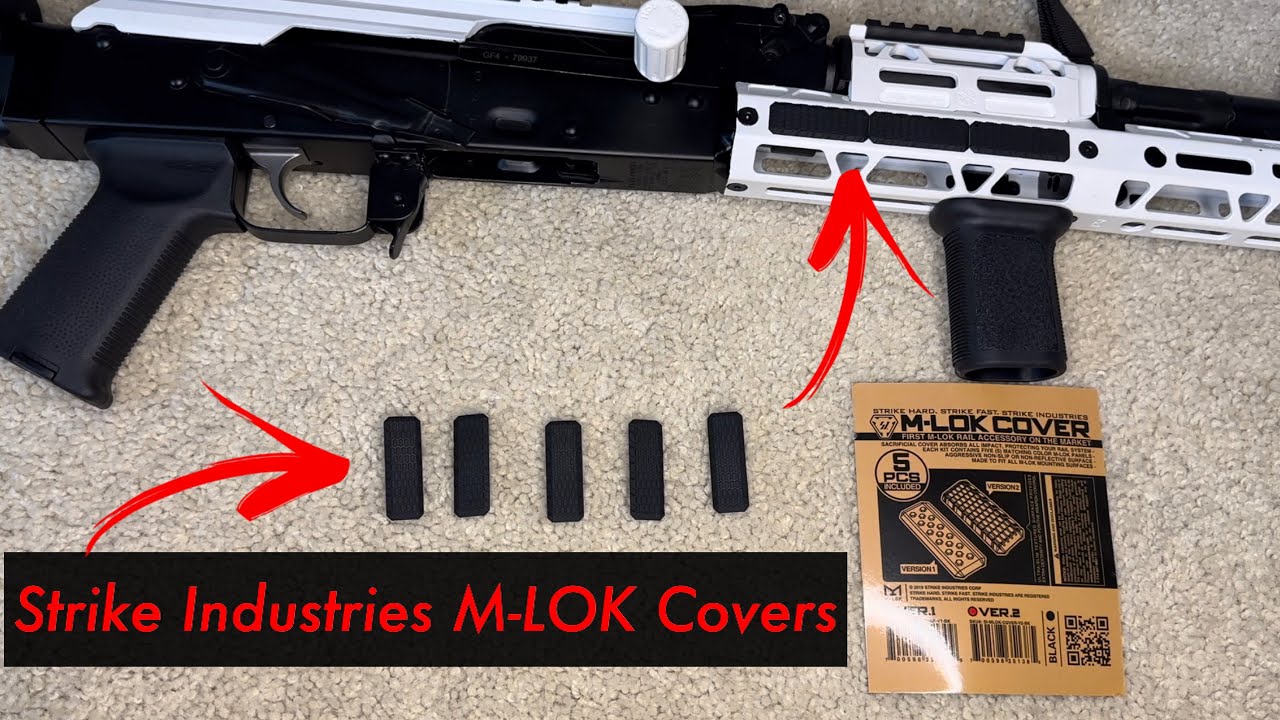 Strike Industries MLOK Rail Covers - Review and Install - YouTube