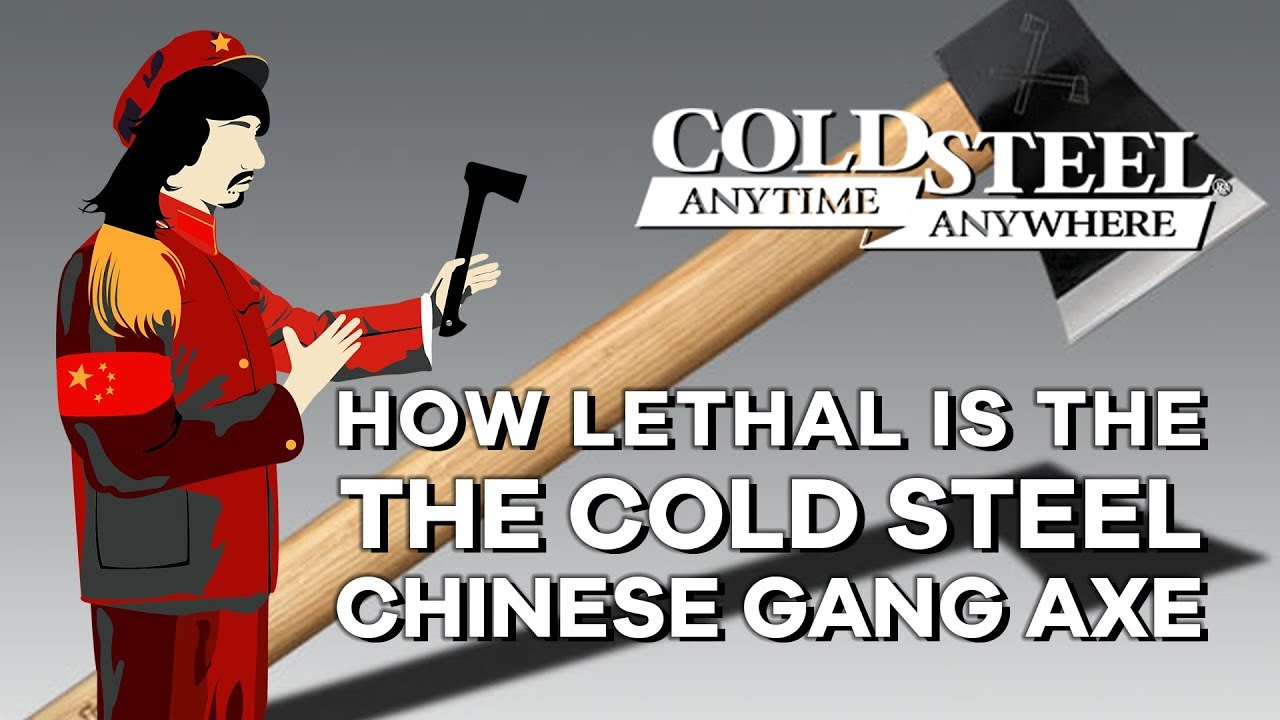 Advanced Weapon Tactics - Chinese Gang Axe Cold Steel - YouTube