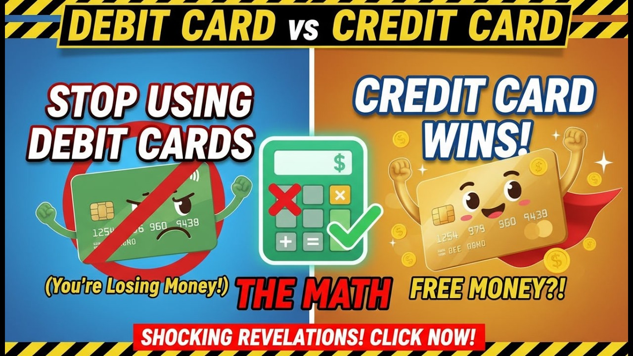 Debit Card vs Credit Card: Stop Using Debit Cards (Here's The Math ...