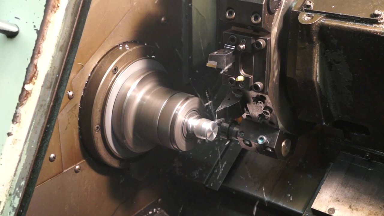 Terrycable Shocks for Harley's, Lower End Eye Machining - YouTube