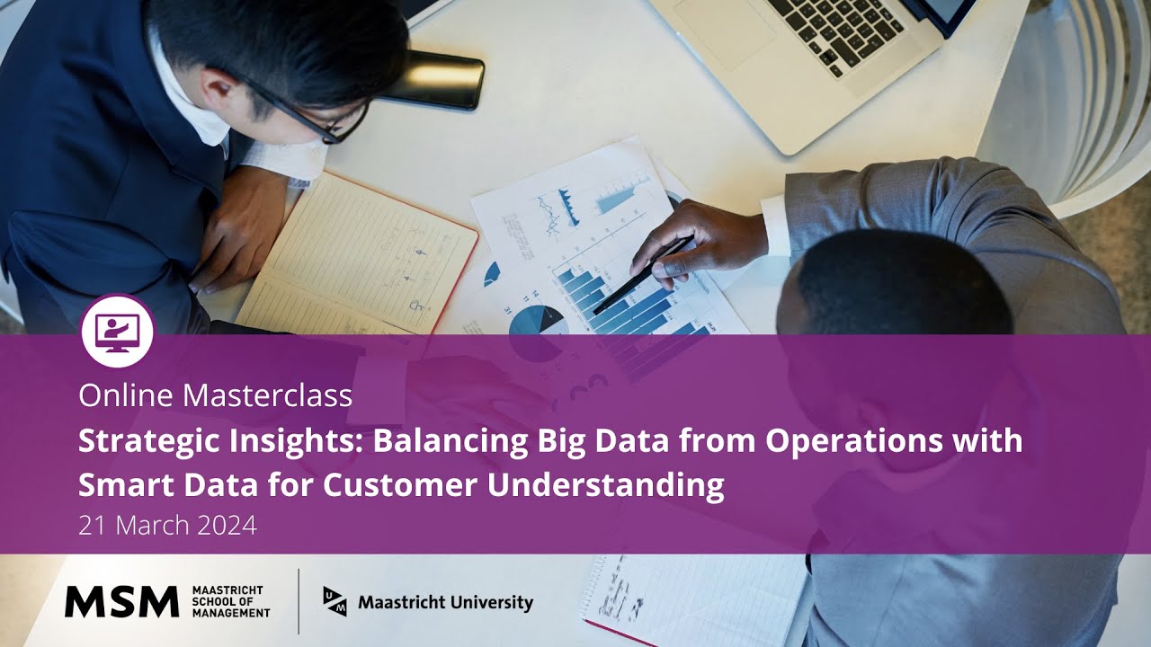 Online Masterclass | Strategic Insights: Balancing Big Data from ...
