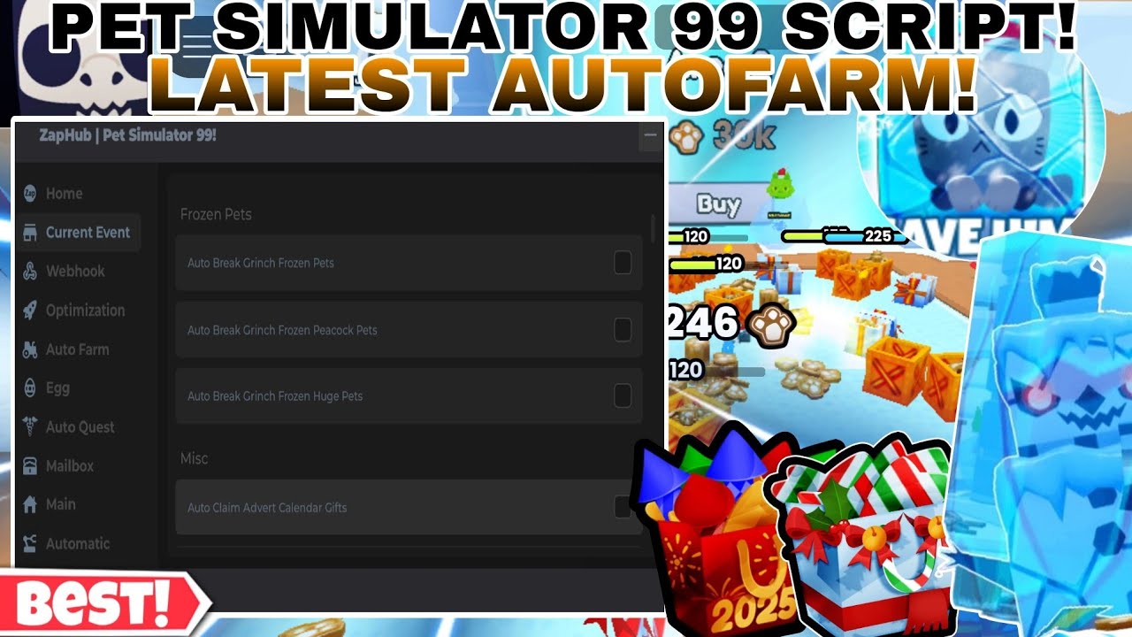 Pet Simulator 99!🎁 Script Fast O-P AutoFarm Latest Events🔥,Fast Hatch ...