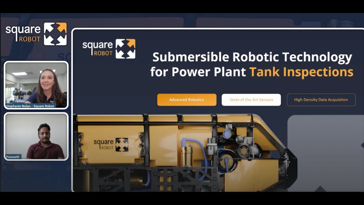 Submersible Robotic Technology for Power Plant Tank Inspections - YouTube