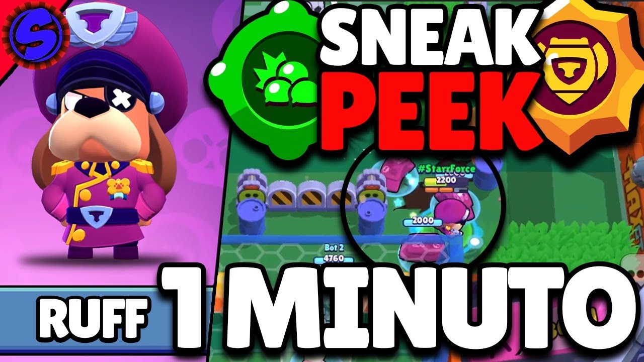 🔴 SNEAK PEEK DE RUFF EL NUEVO BRAWLER CROMÁTICO | #BrawlMaps | # ...