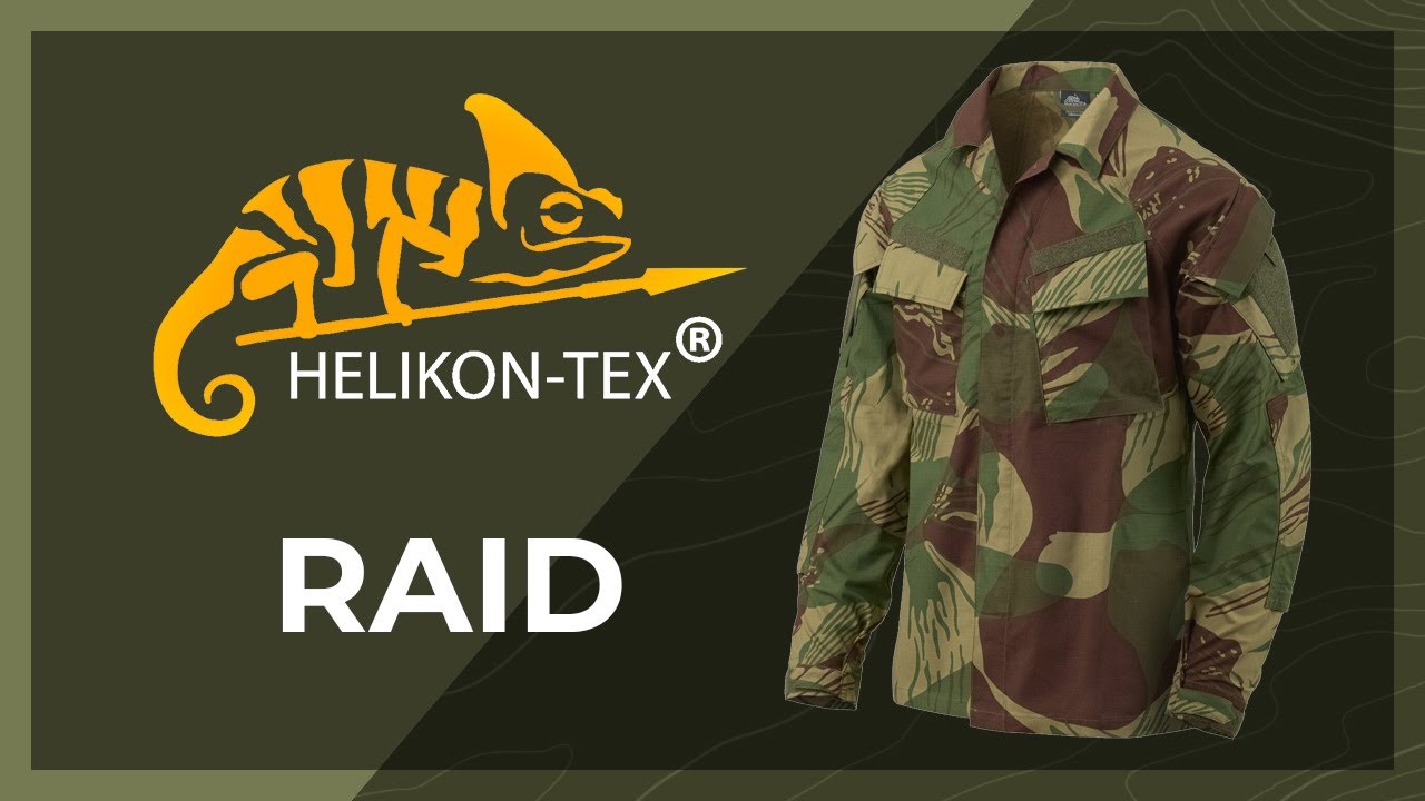 Blůza HELIKON RAID - Military Range - YouTube