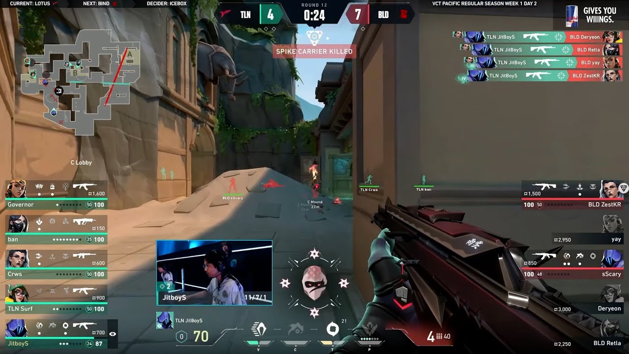 TLN JitBoyS with a quick 4K vs Bleed Esports | VCT Pacific 2024 - YouTube