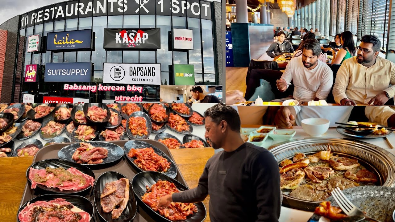 The Food Spot Babsang Korean Bbq Utrecht Netherlands - YouTube