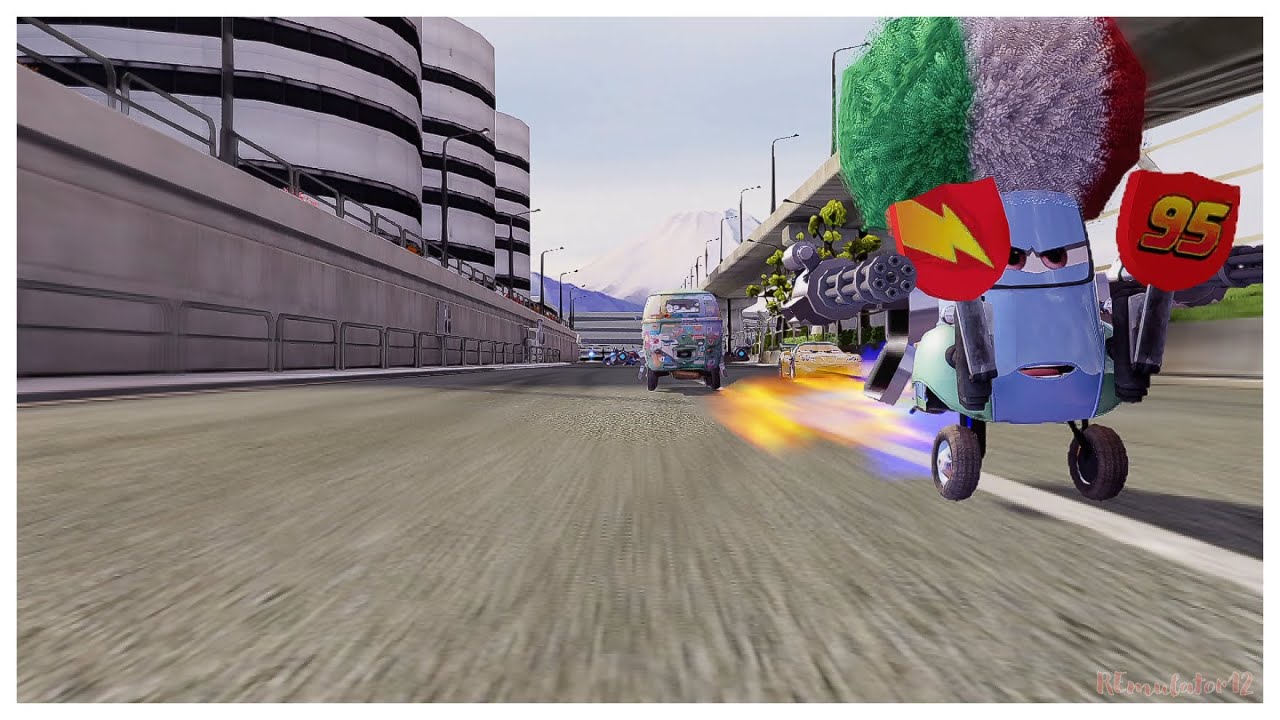 Cars 2 The Video Game | Team Lightning Guido - Battle Race (Machine ...