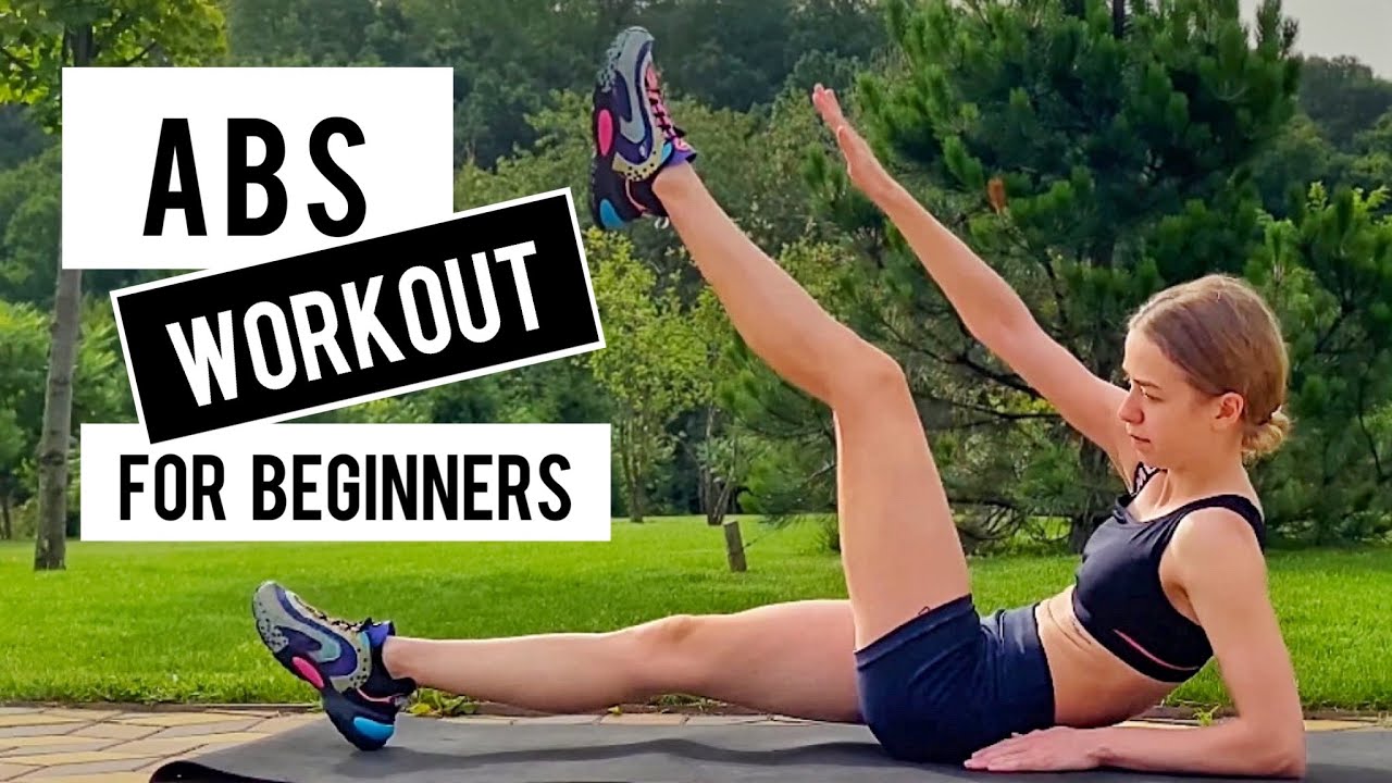 ABS WORKOUT FOR BEGINNERS - YouTube