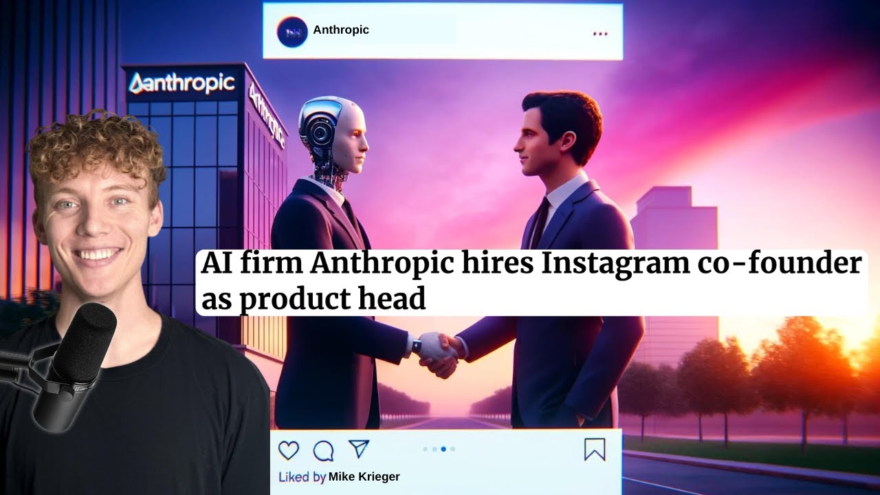 Anthropic Hires Instagram Co-Founder as Product Head - YouTube