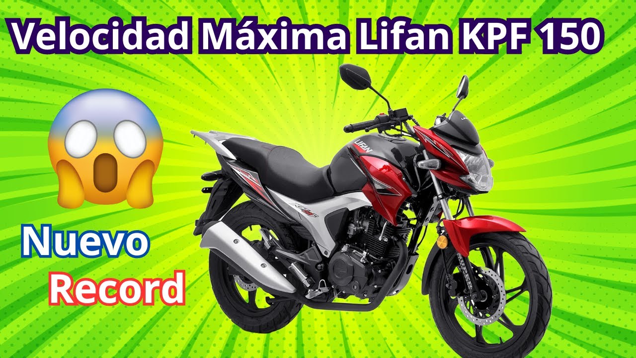 Velocidad máxima Lifan KPF 150 (Top speed) 😱🚀 - YouTube