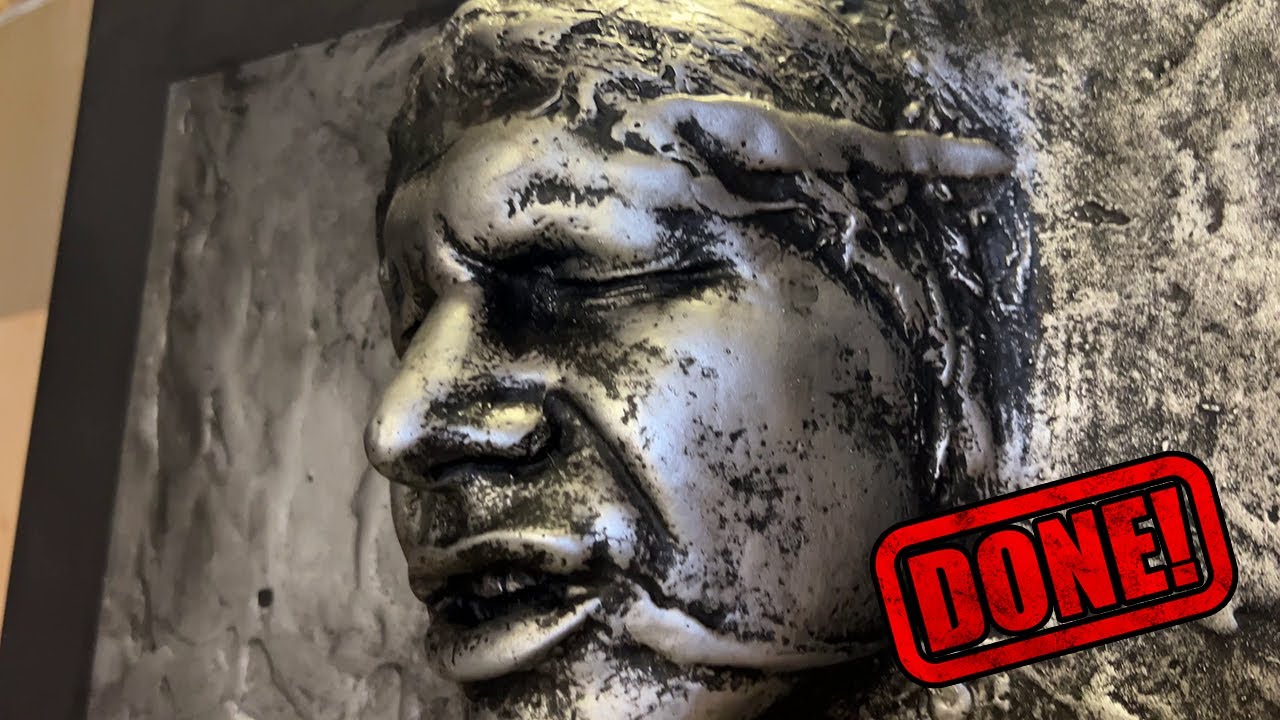 Full Sized Han Solo In Carbonite - Working Side Panels - Complete ...