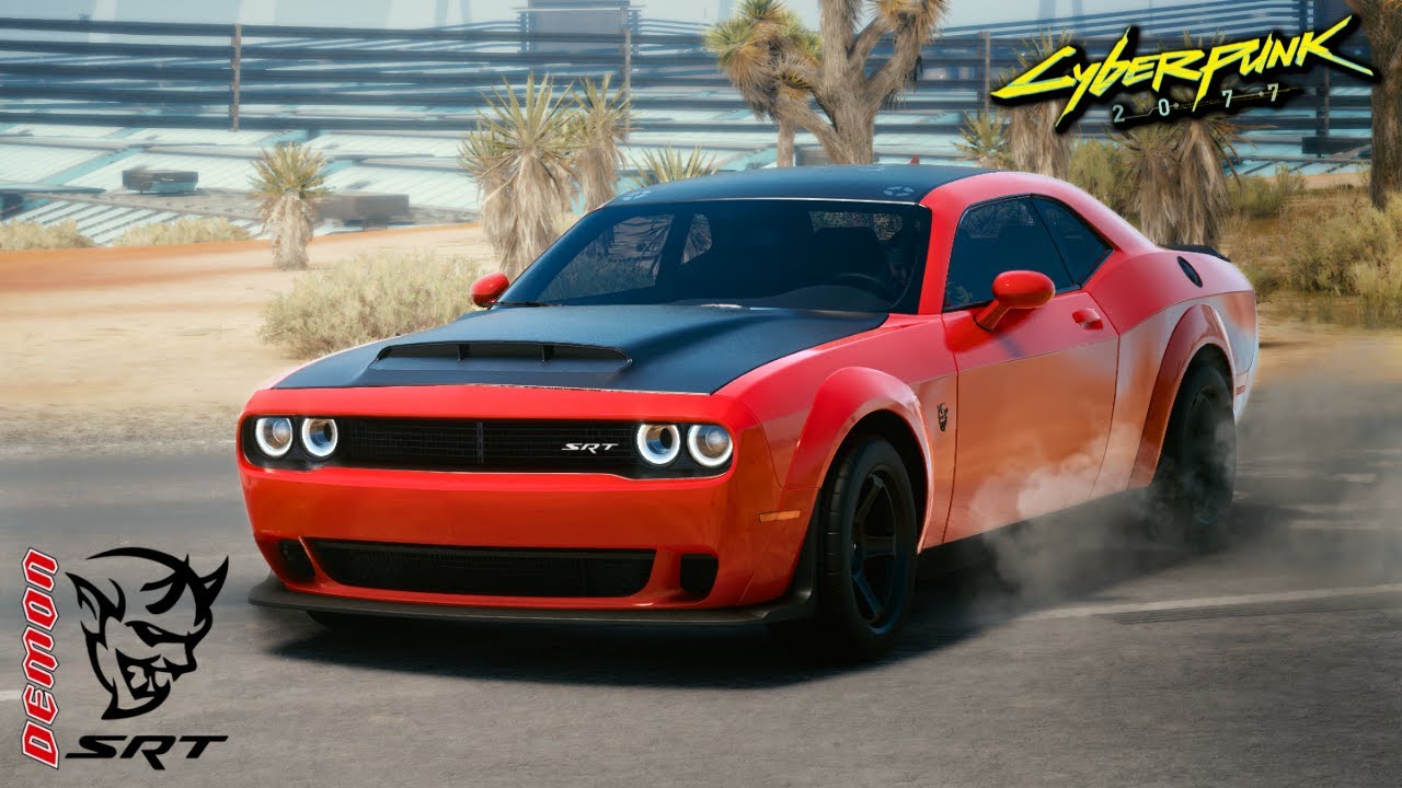 Cyberpunk 2077 - Dodge Challenger SRT Demon 2018 Test Drive & Showcase ...