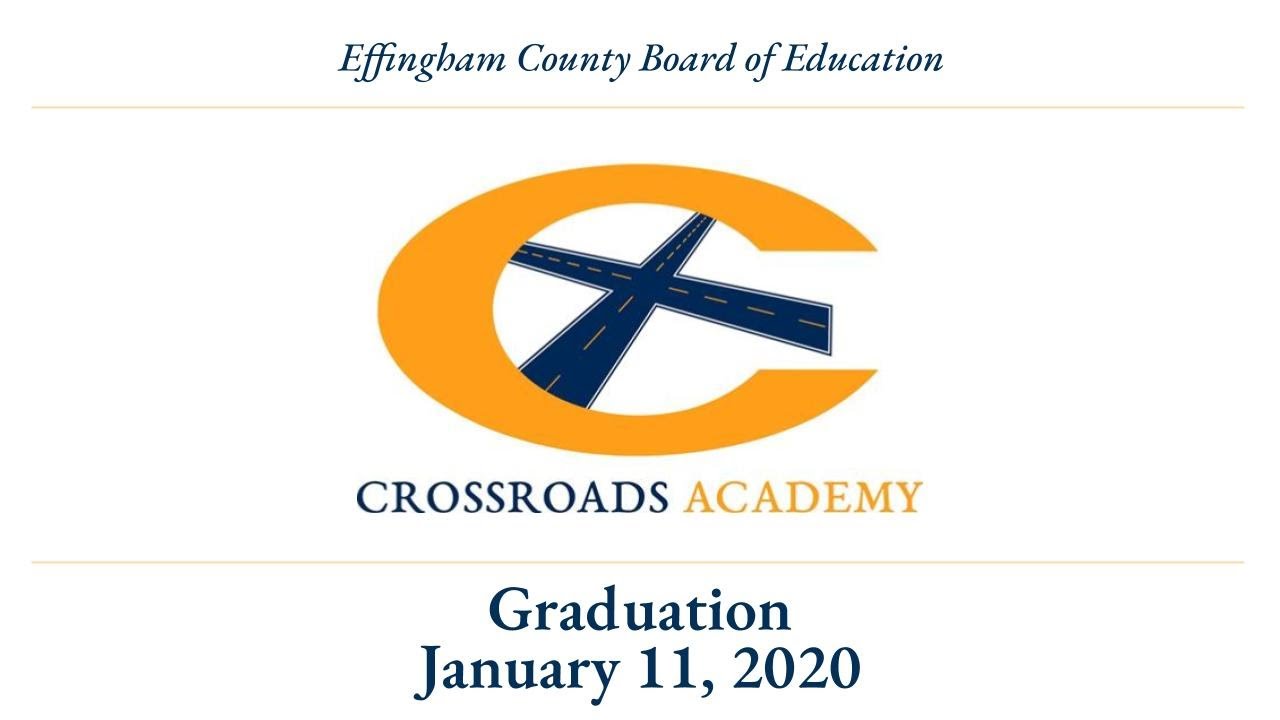 Crossroads Graduation Jan. 11, 2020 - YouTube