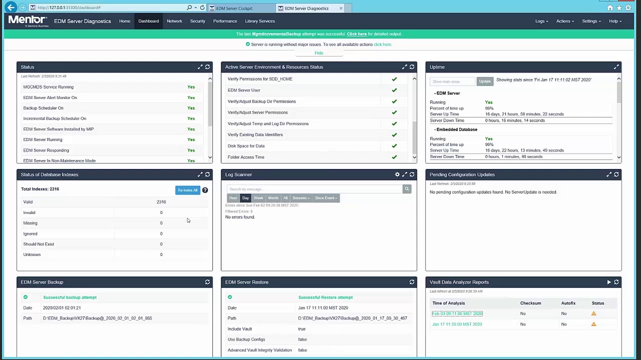 EDM Server Administration Improvements - YouTube