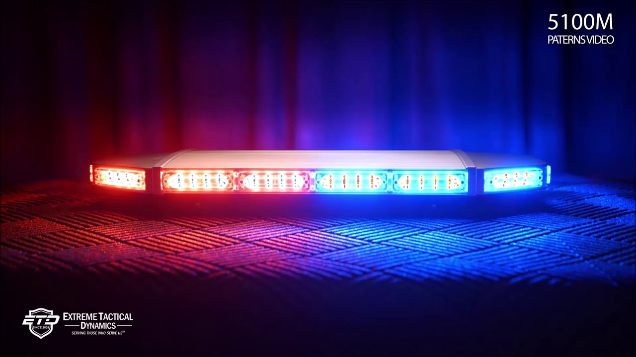 5100 48" Full Size LED Light Bar Patterns - YouTube