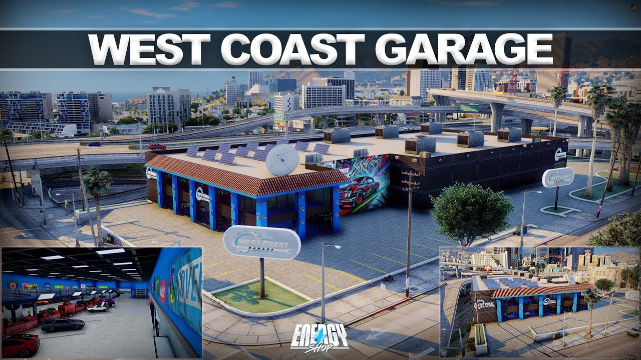 [MLO] West Coast Garage - Mechanic GTA 5 FiveM [AVAILABLE NOW] - YouTube