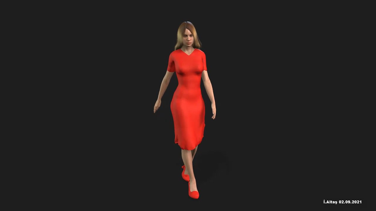 How to make Marvelous designer physics skirt for iclone. 1 - YouTube