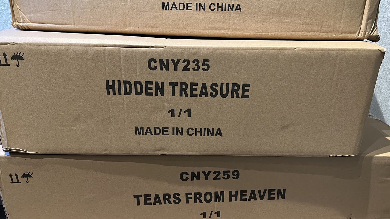 Hidden Treasure CNY235 : 235 Shots : 30mm : 45kg : Dikke vuurwerkdoos - YouTube