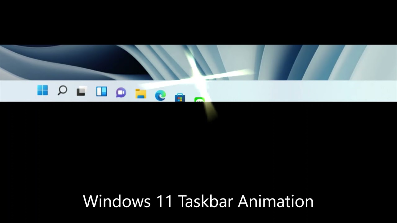 【土軒】Windows 11 Taskbar Animation - YouTube