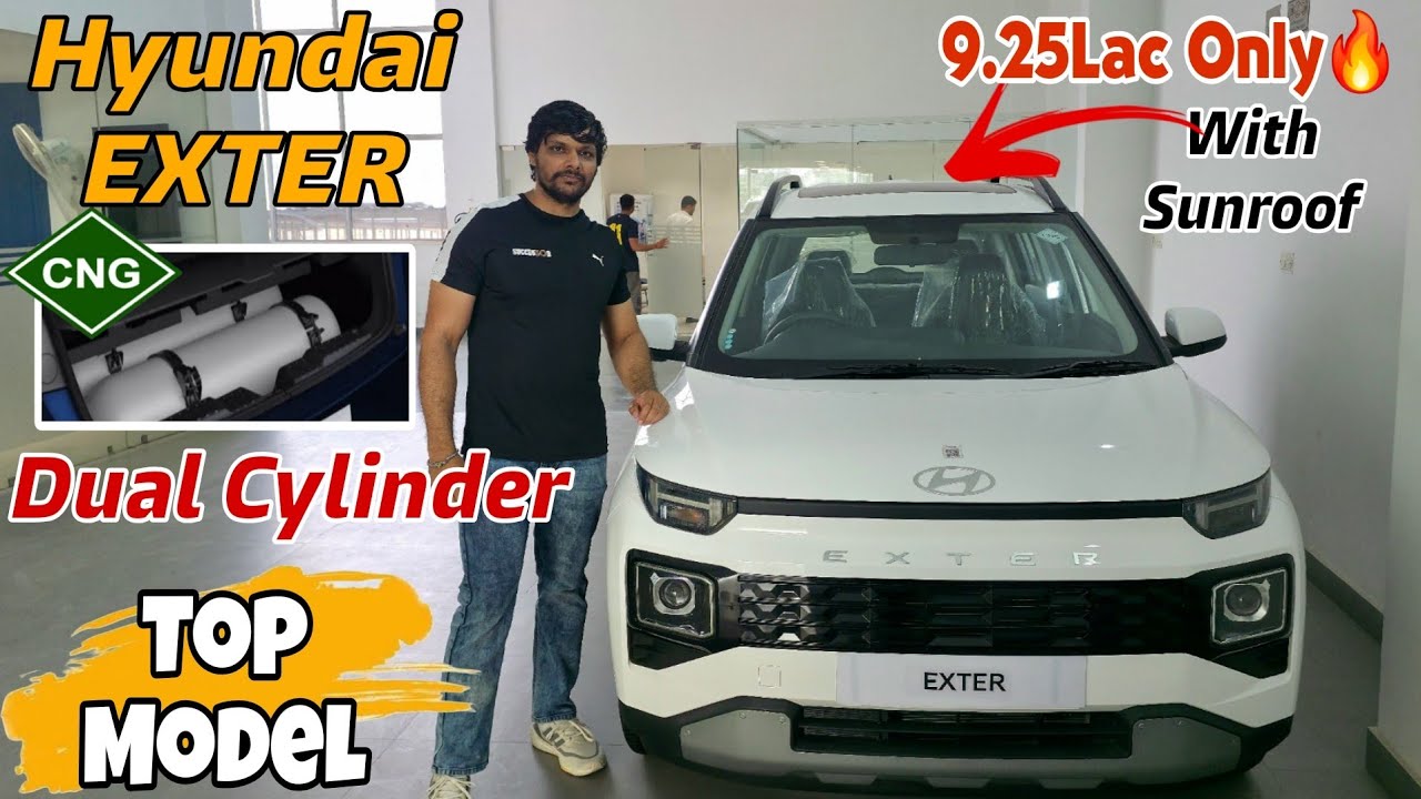 Hyundai Exter SX CNG Top Model | Hyundai Exter CNG 2025 Top Model ...