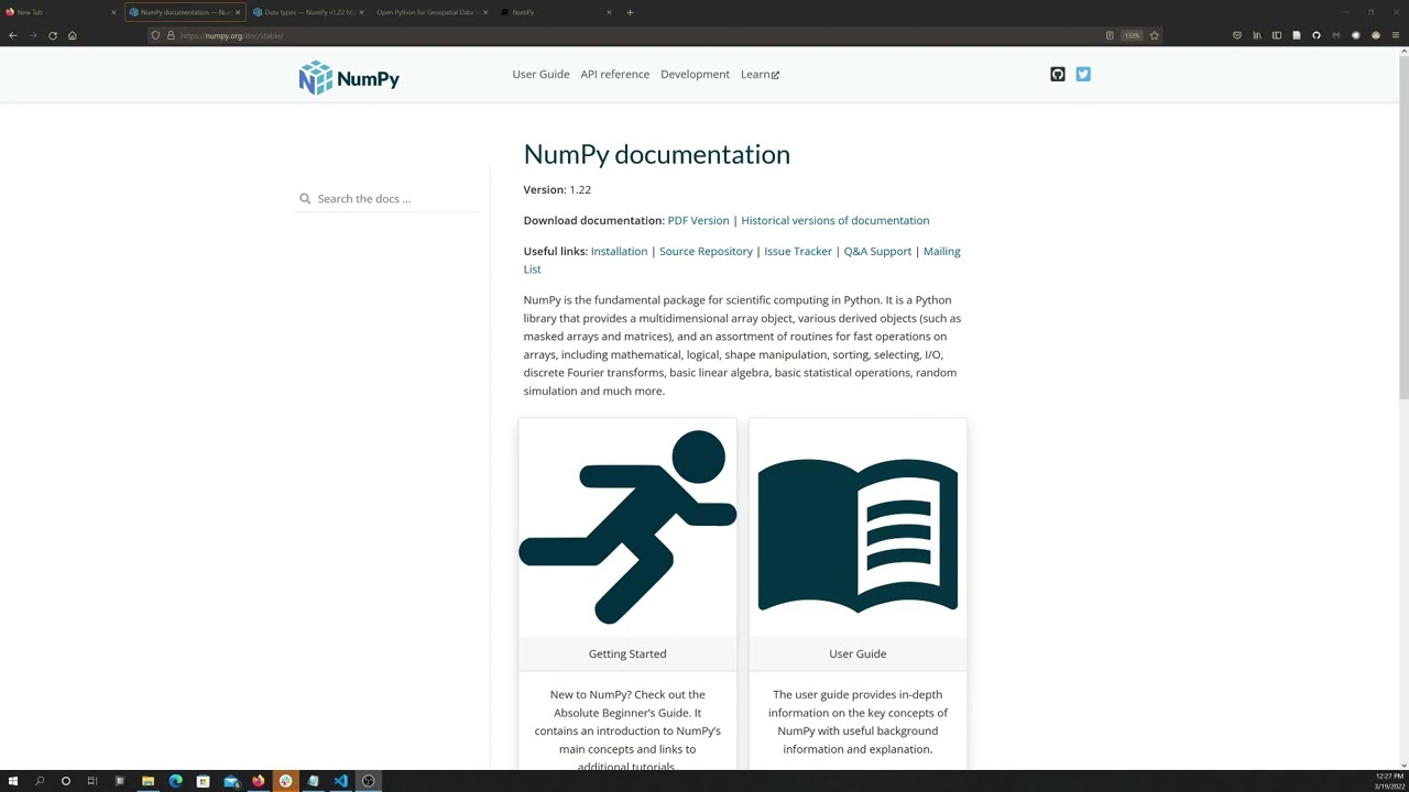 Python Numpy Intro Youtube