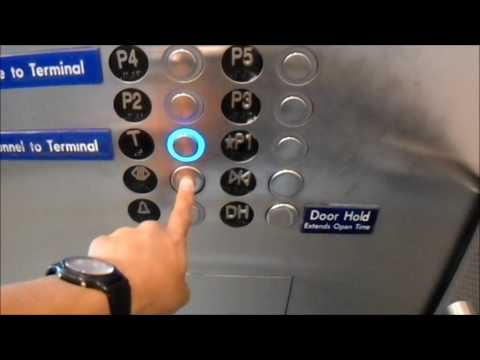 KONE Traction Elevators at Portland Airport Parking Garage, Portland OR - YouTube