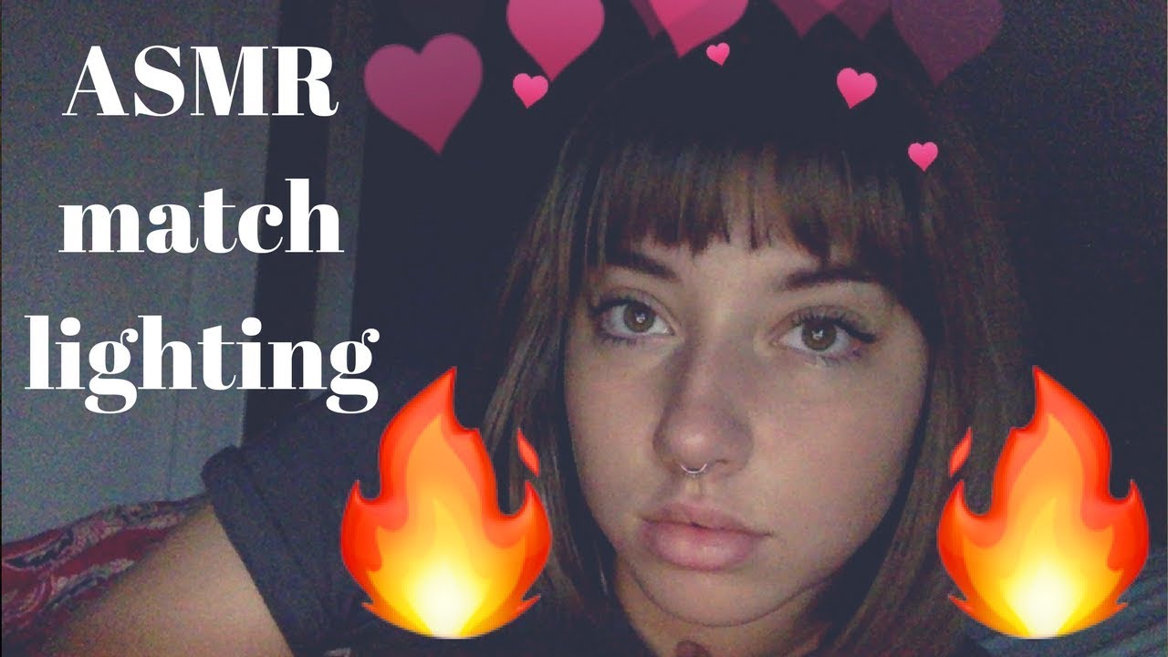 ASMR match lighting - YouTube