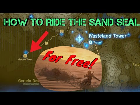 How to Catch and Ride the Sand Seal for Free BOTW! - YouTube