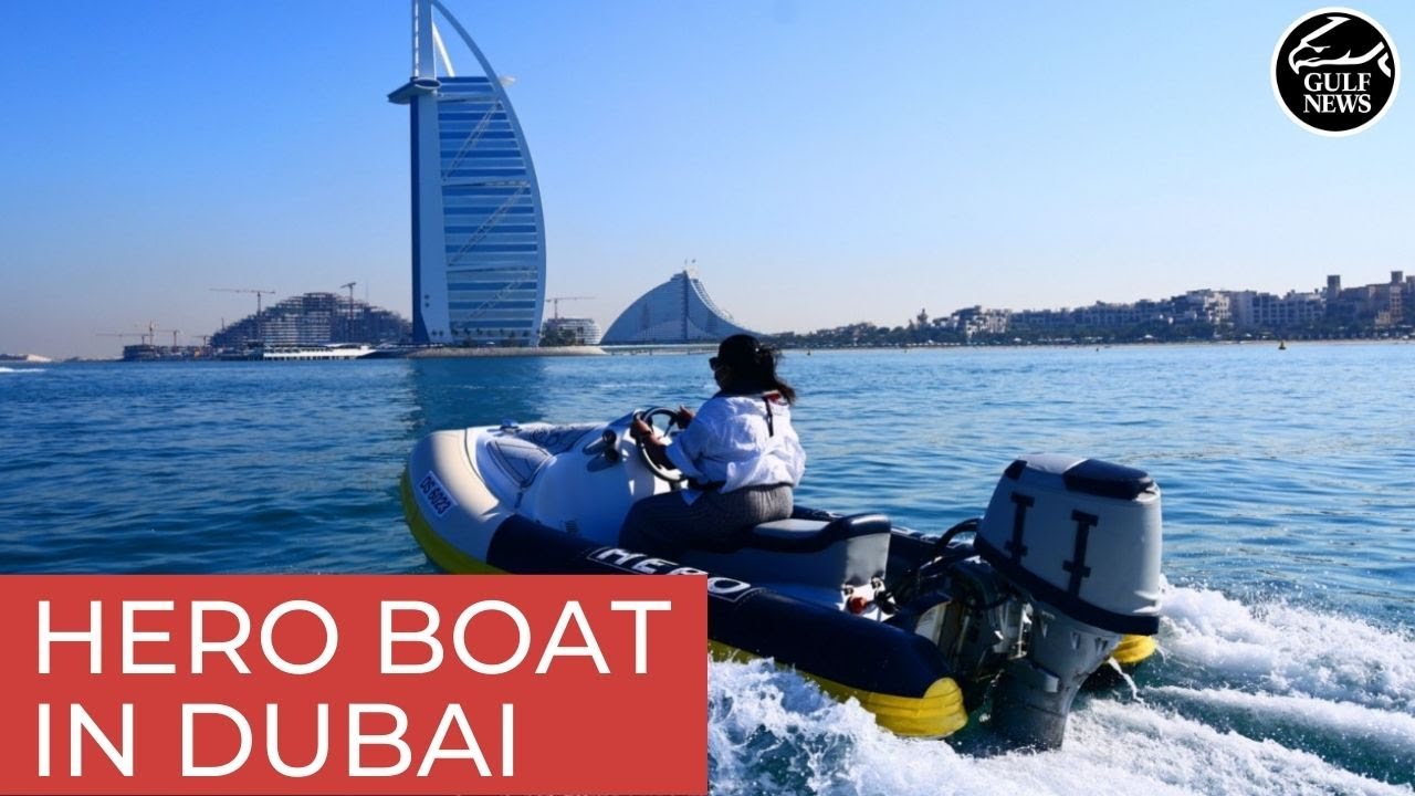 Here’s how you can captain your own Hero boat along Dubai’s coastline ...
