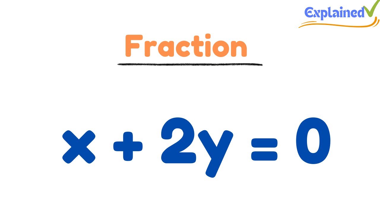 How to Graph the Equation x + 2y = 0 - YouTube