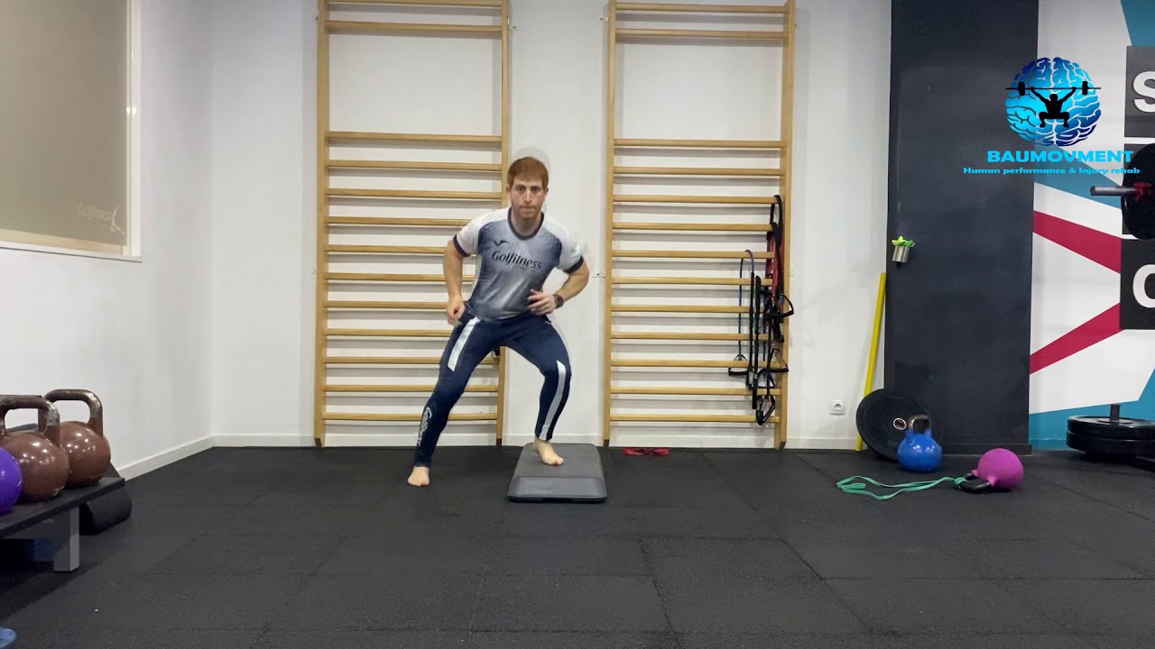 Saltos laterales en step reactividad - YouTube