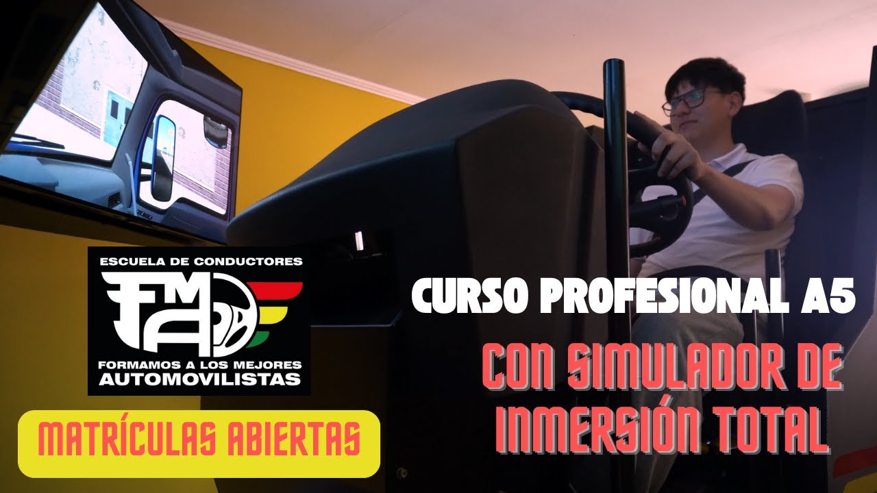 Curso A5 con Simulador de inmersión Total - YouTube