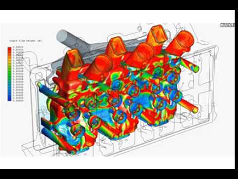 Liquid Film Thickness CFD Simulation with SC/Tetra - YouTube