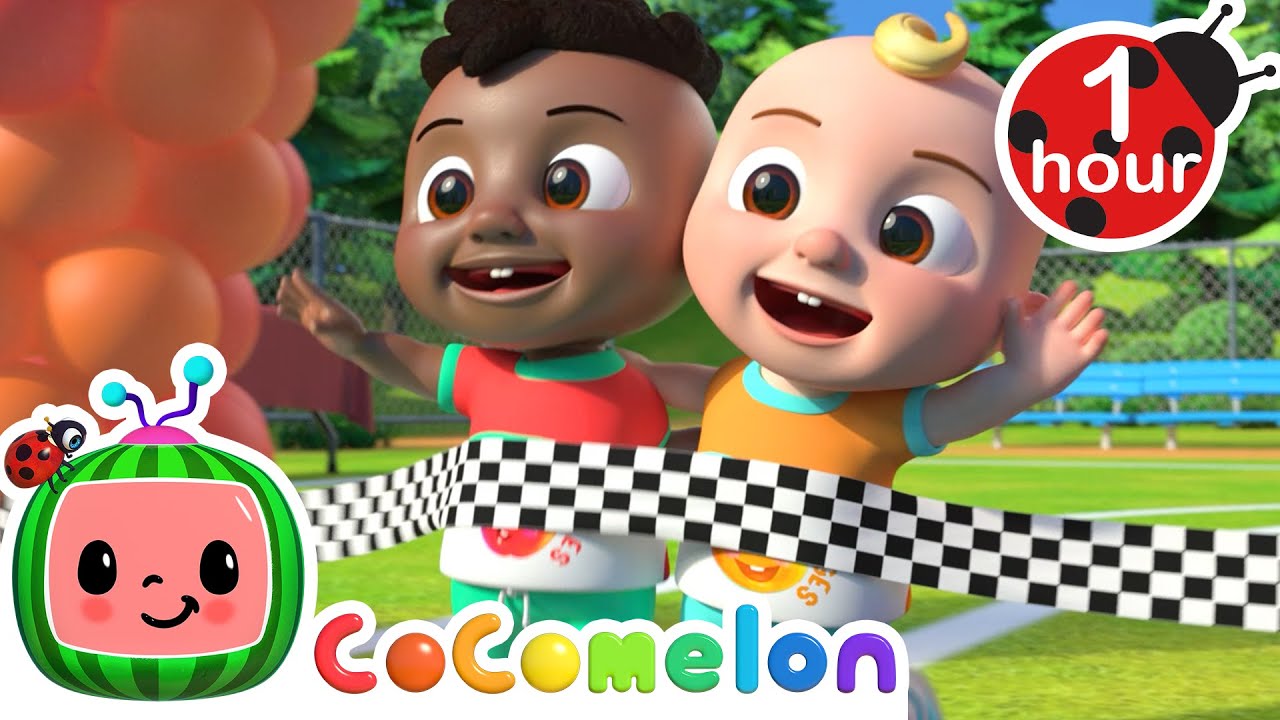 JJ and Cody's Playtime Race | Field Day Song | CoComelon Nursery Rhymes ...