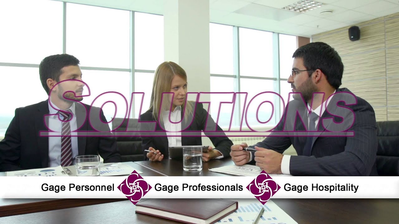 Gage Personnel - Your local staffing partner - YouTube