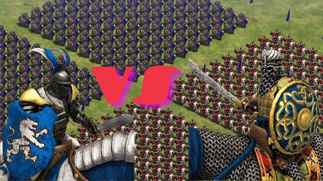 200 SAVARS VS 200 PALADINS - Age Of Empires | AoE II: DE #aoe #aoe2 # ...