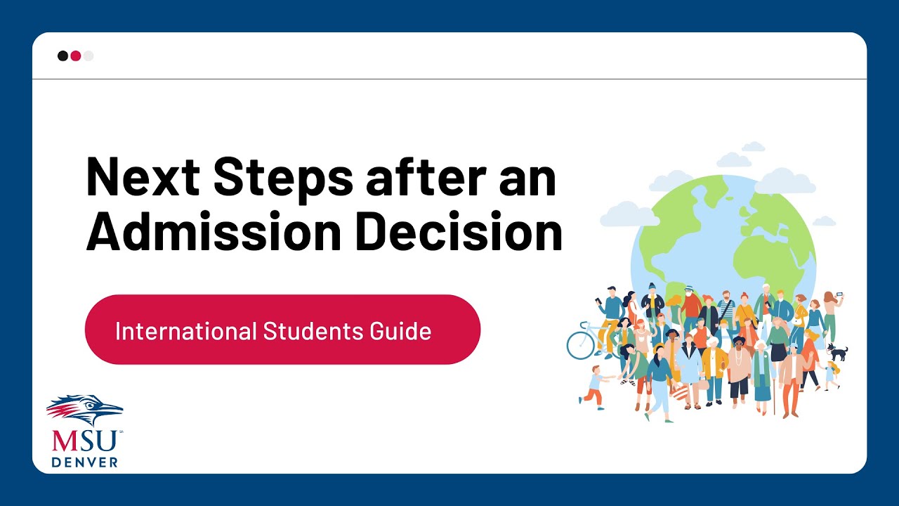 International Student Next Steps - YouTube